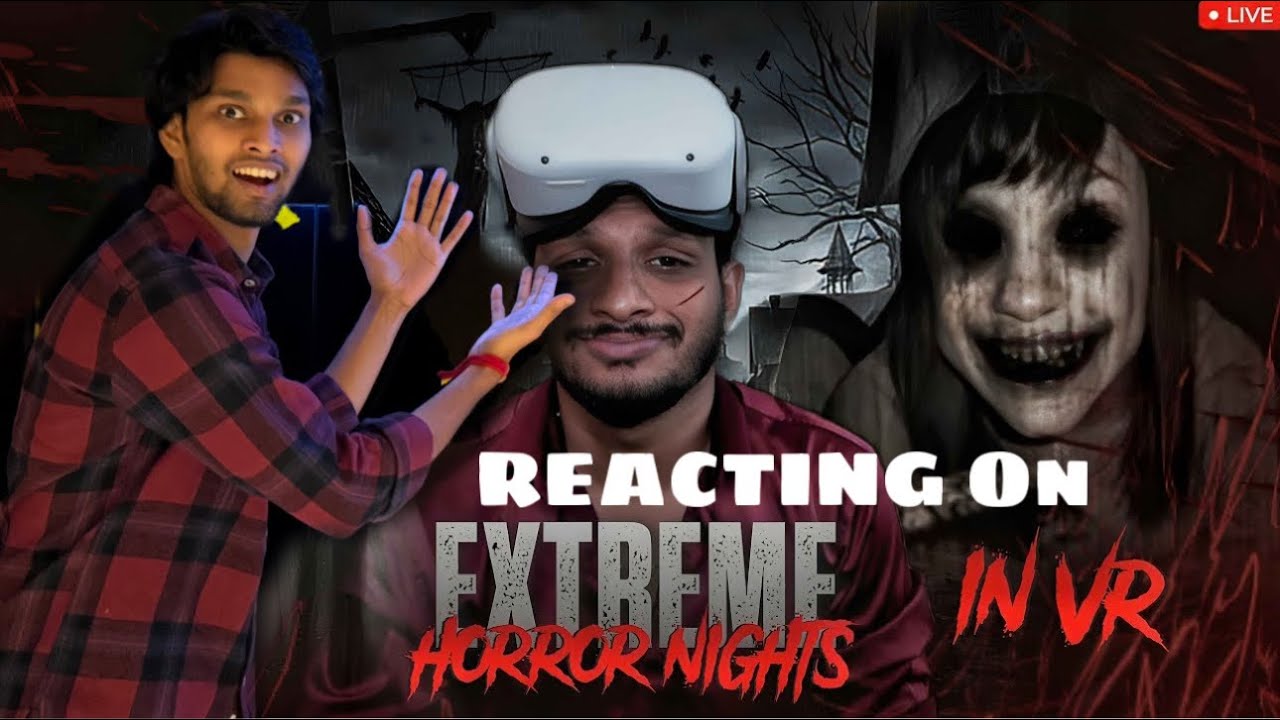 REACTION ON @HyperKingTeluguGamer VR Horror Moments That Will Make You ...