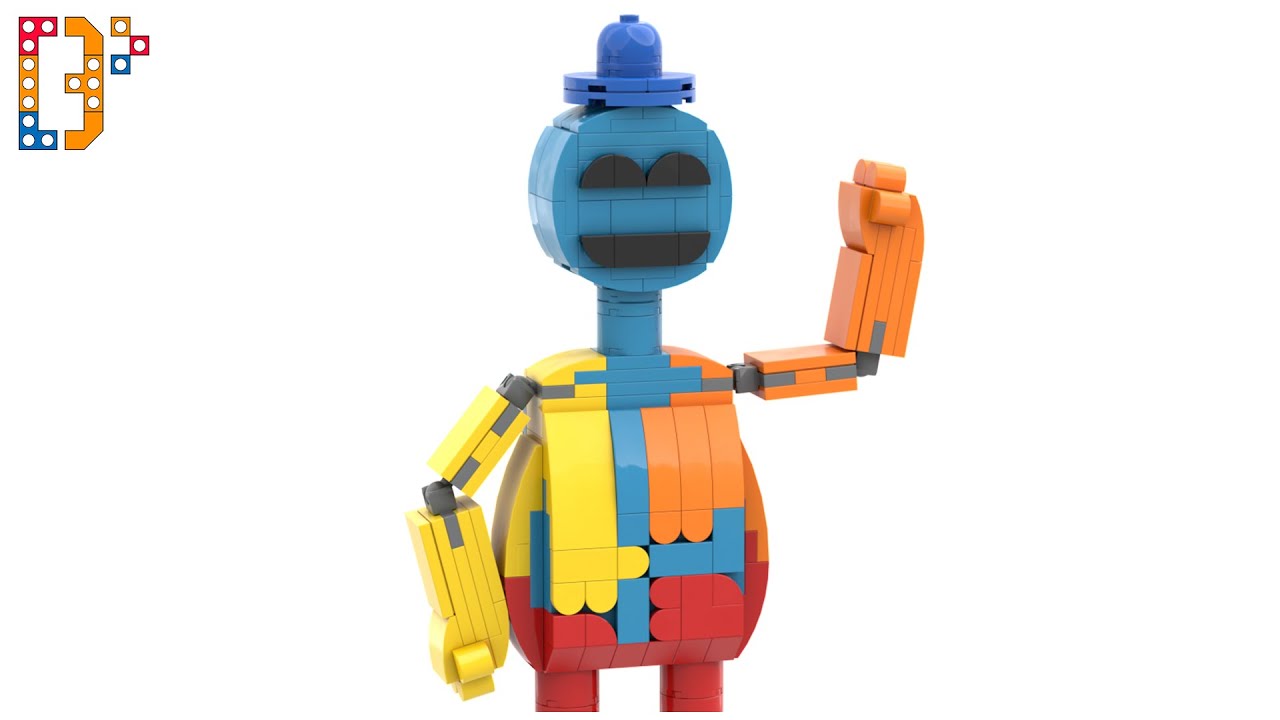 How to Build Lego Poppy Playtime Chapter 4: DOEY THE DOUGHMAN for Real ...