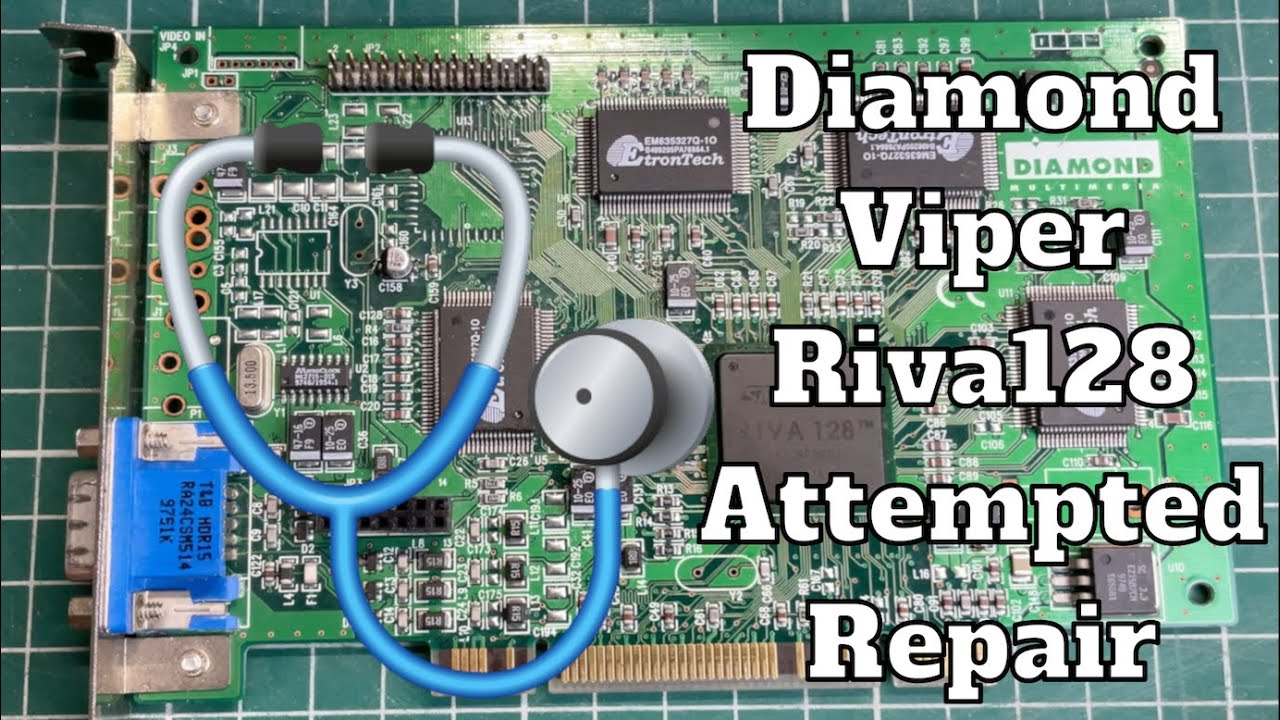 Attempting to fix my Diamond Viper V330 Riva 128 - YouTube