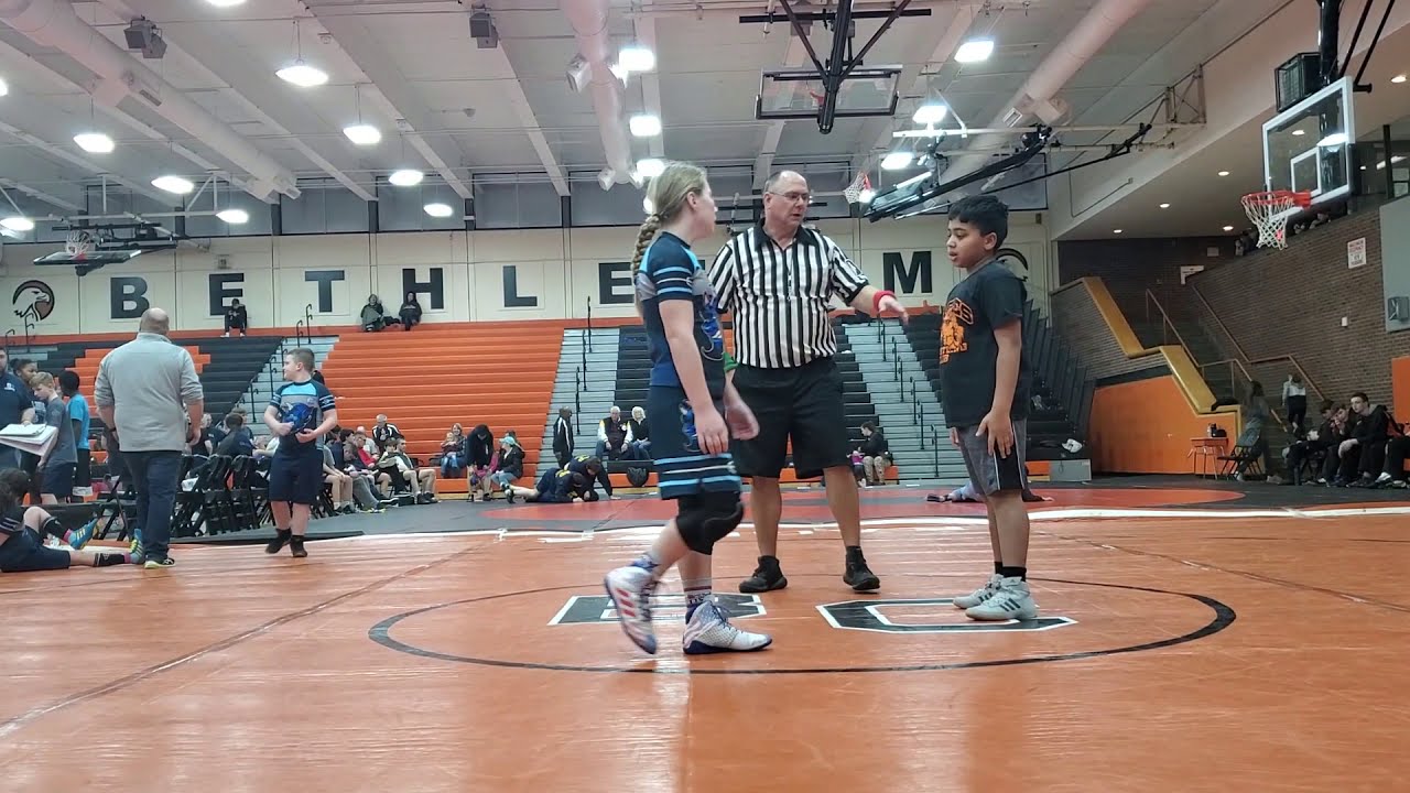 Bella Youth league wrestling match Columbia Vs Bethlehem - YouTube