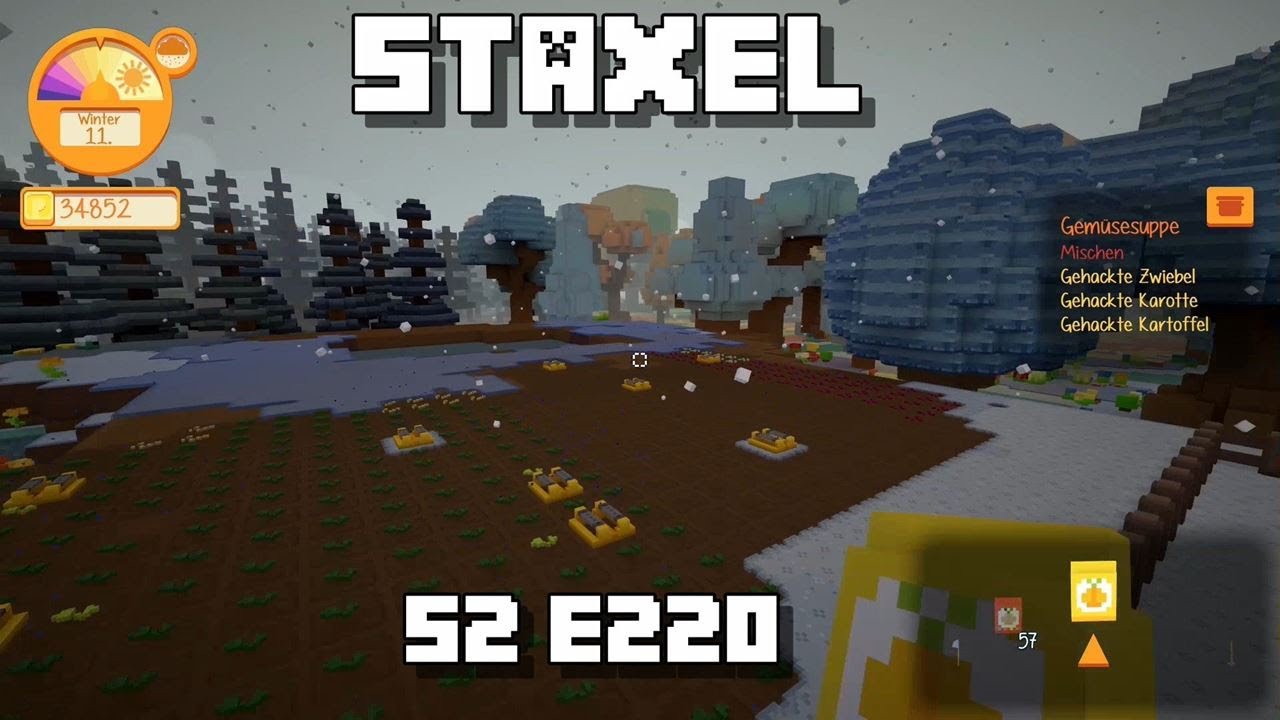 Staxel [S2E0220] mehr aufs Riesen Feld! [German] - YouTube