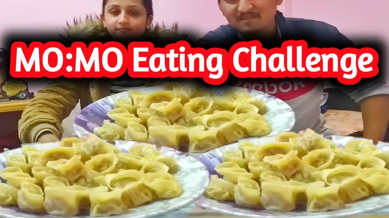 MOMO Eating Challenge. MUKBANG. Home made momo.Who get the Chilly momo ...