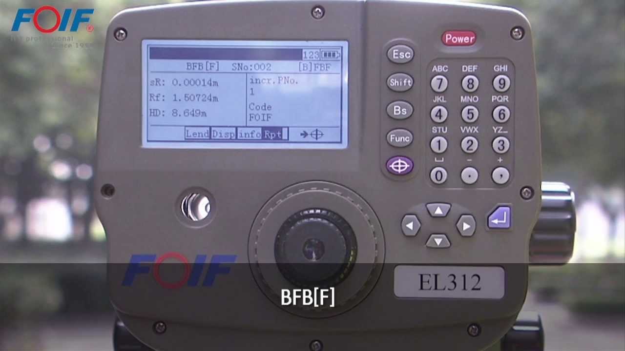 FOIF EL300 digitálny nivelačný prístroj, EL301, EL302, EL311, EL312 ...