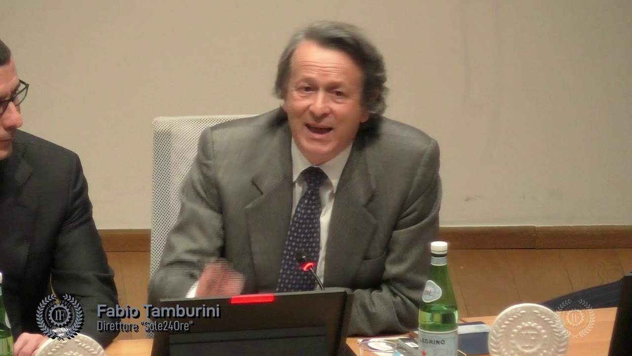 Il direttore de Il Sole 24Ore Fabio Tamburini commenta # ...