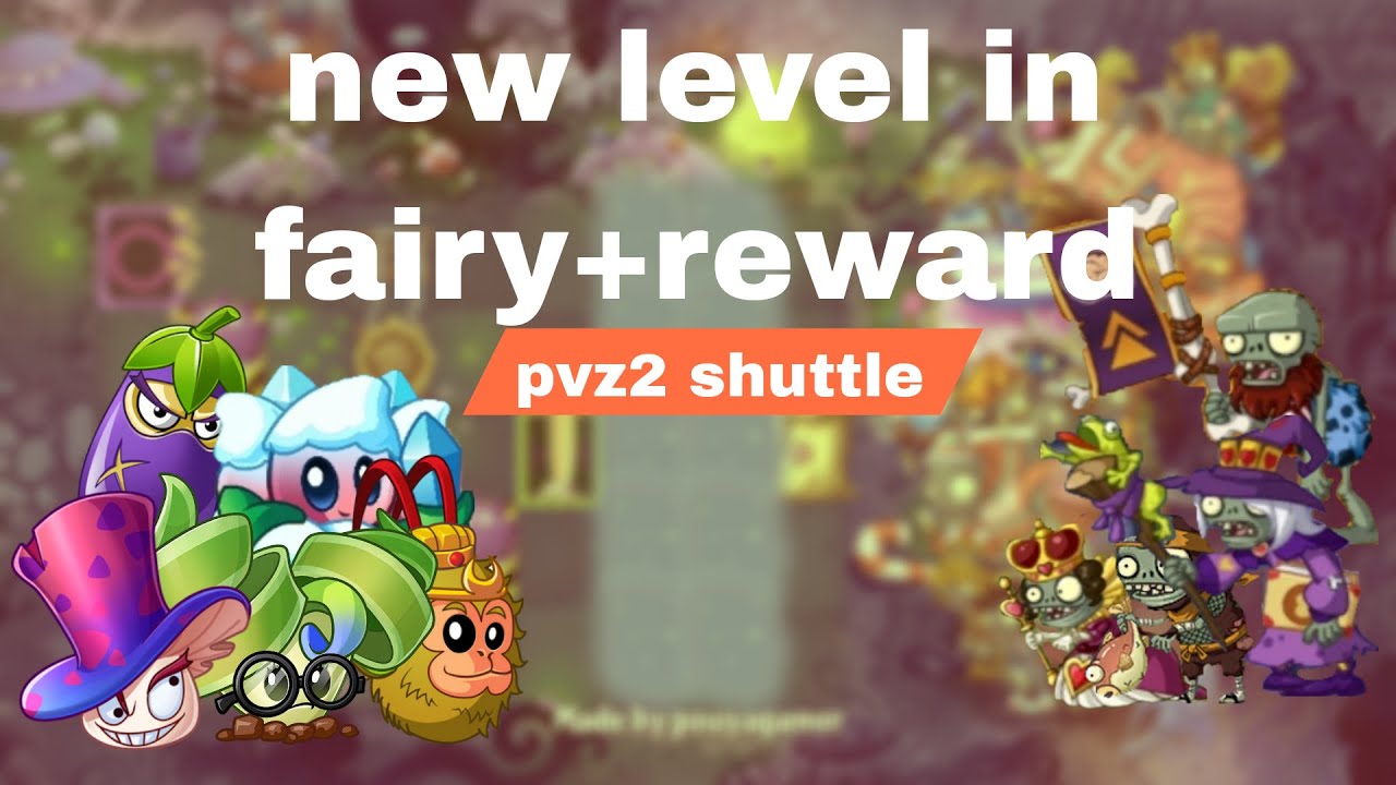 Pvz2:new level in Fairytale forest+reward - YouTube