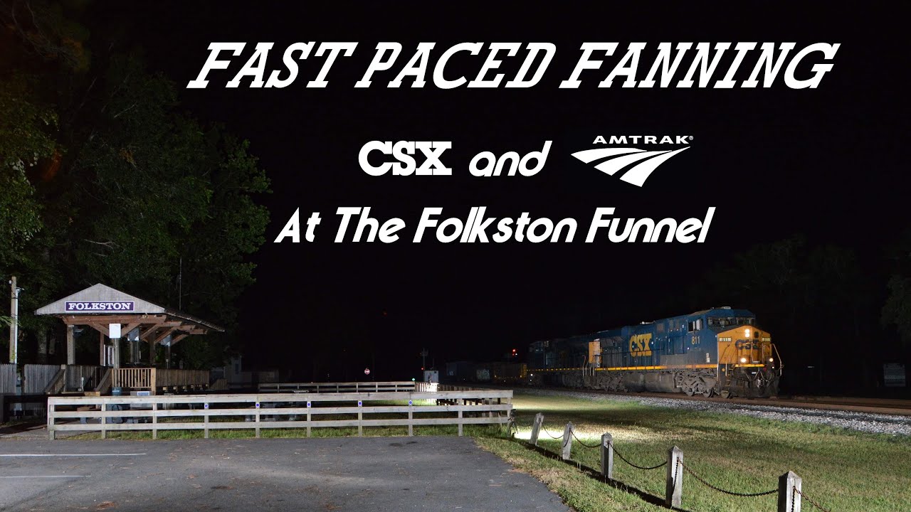 Fast Paced Fanning: CSX and Amtrak At The Folkston Funnel - YouTube