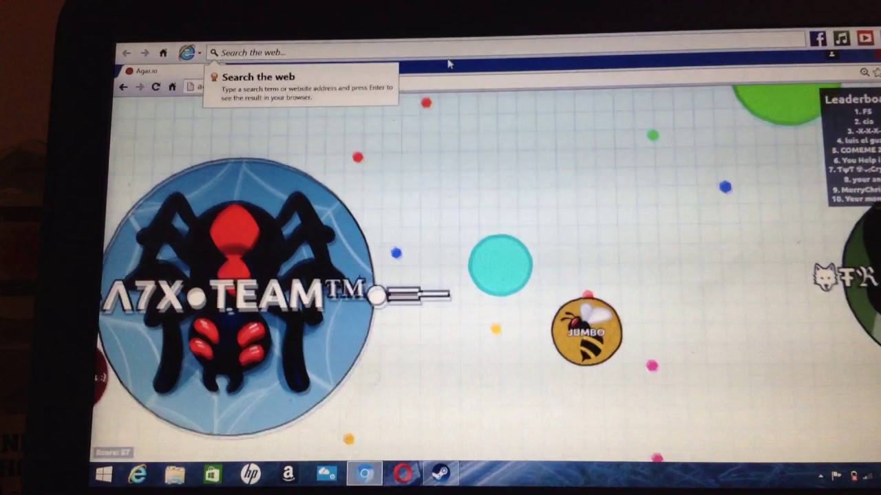 Agar.io game play - YouTube