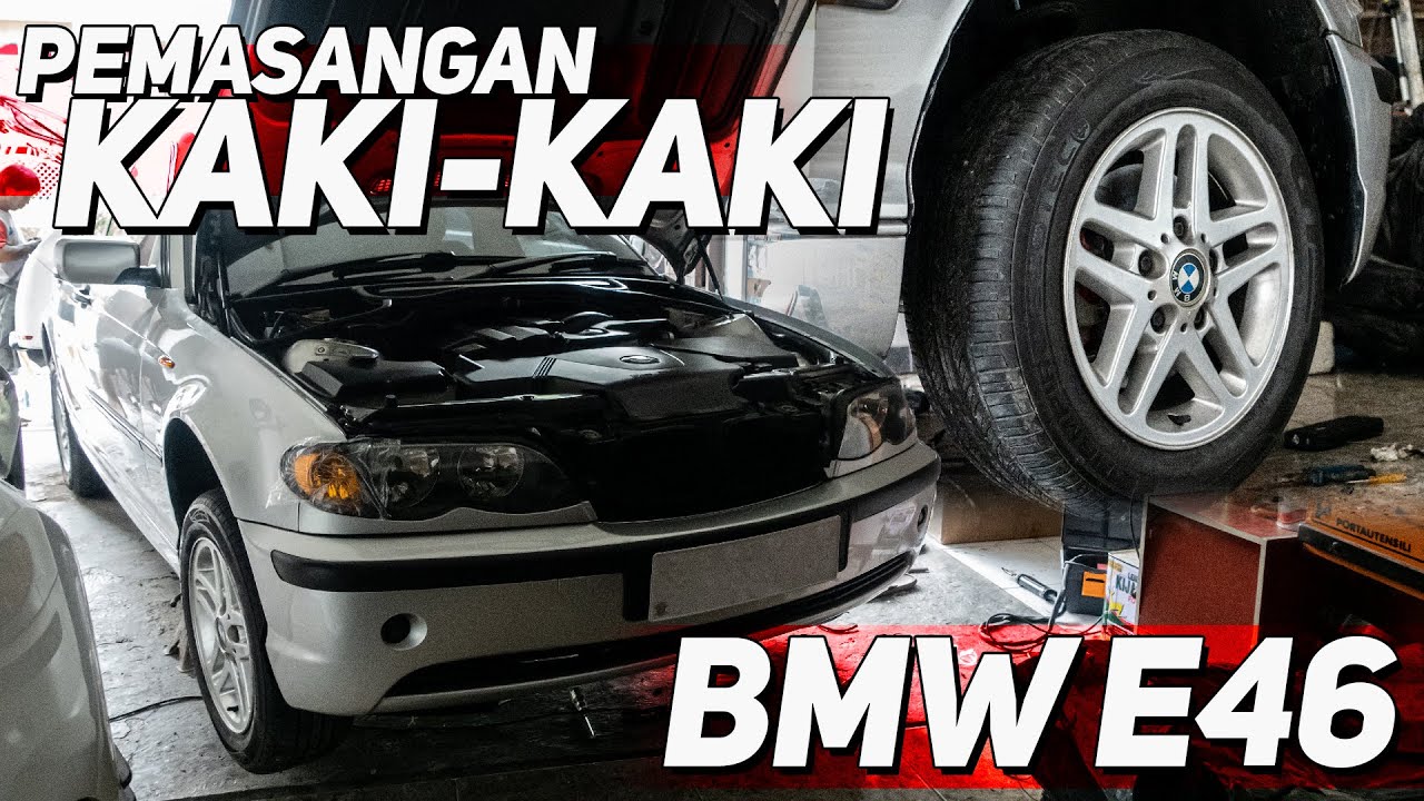 SPILL PROSES PEMASANGAN KAKI-KAKI DI BMW E36, PAKAI PIRINGAN DARI BREMBO DAN BRIX GAIS - YouTube