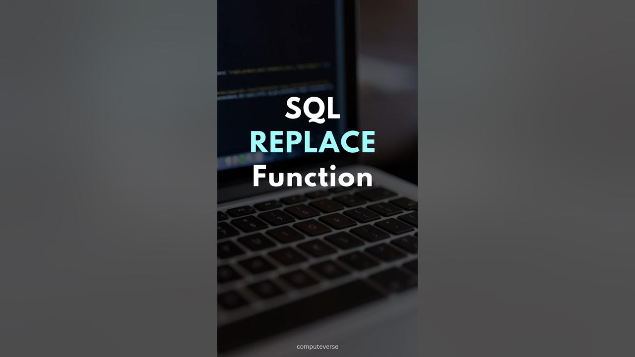 🔄 SQL REPLACE Function: Modifying Strings! 🛠️ - YouTube