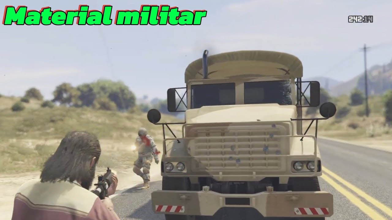 Grand Theft Auto V (GTA V) PS5 Mision # 46 Material militar - YouTube