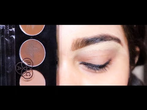 natural eyebrow defining with PAC superbrow pallete 💓#pac #eyebrows # ...