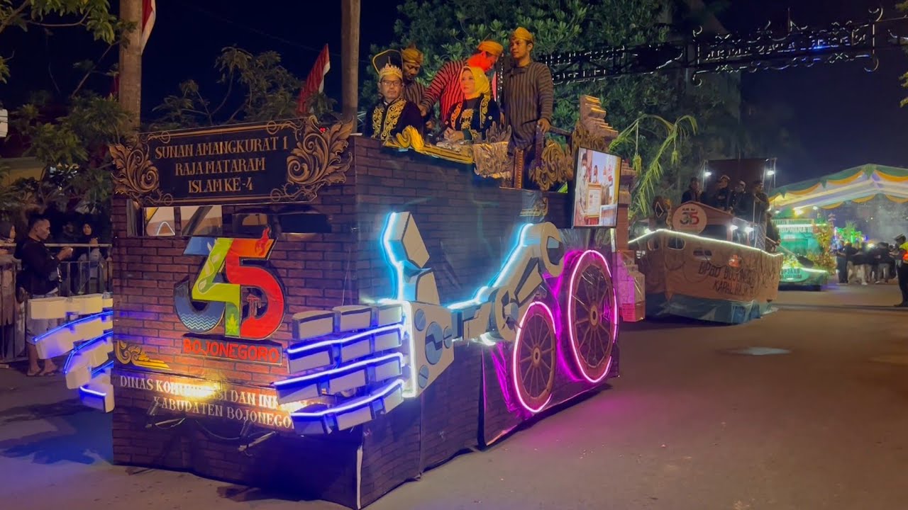 Keren Banget Woii!! Night Carnival Bojonegoro 2022 | Karnaval Malam ...