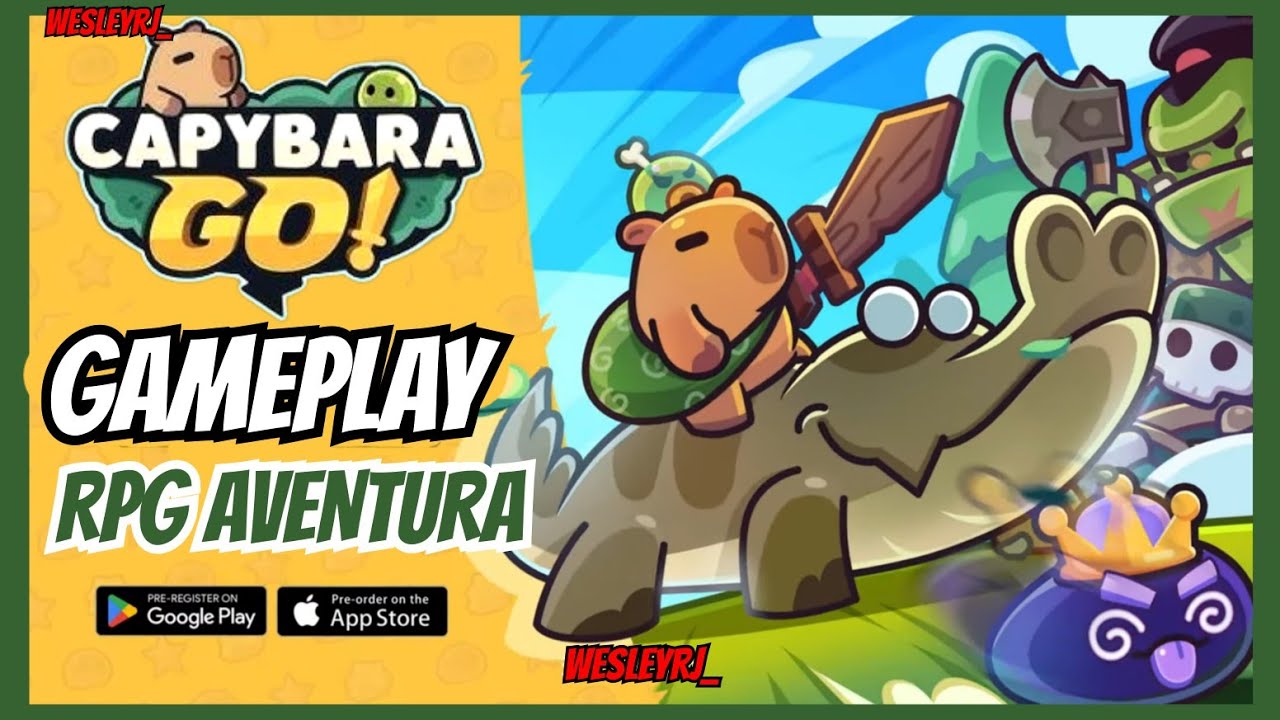 CAPYBARA GO | GAMEPLAY, NOVO RPG e AVENTURA, CAPIVARA, ESCOLHAS ...