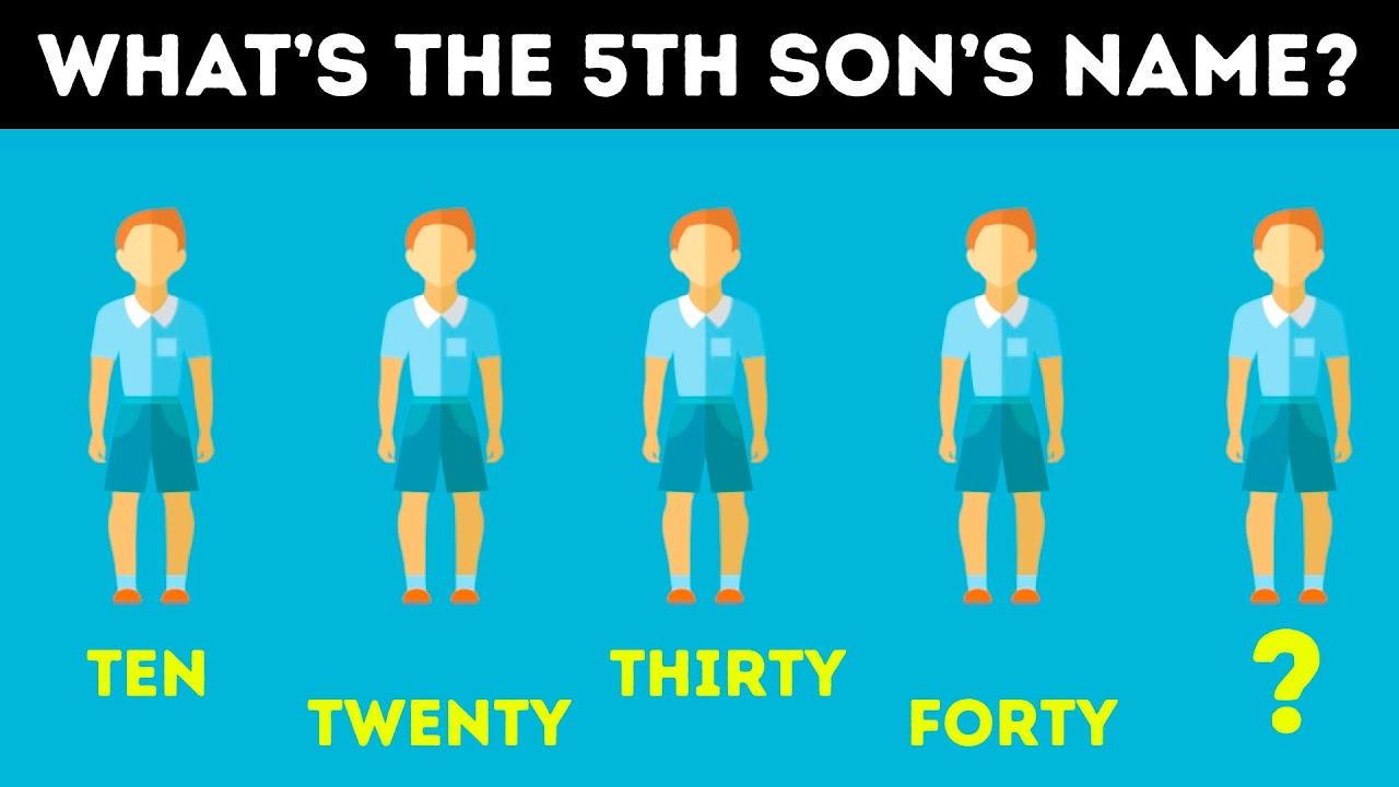 13 SUPER TRICKY RIDDLES THAT WILL DRIVE YOU CRAZY - YouTube