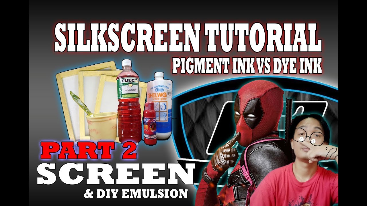 HOW TO SCREEN PRINT - Silkscreen tutorial part 2 (screen and DIY photo ...