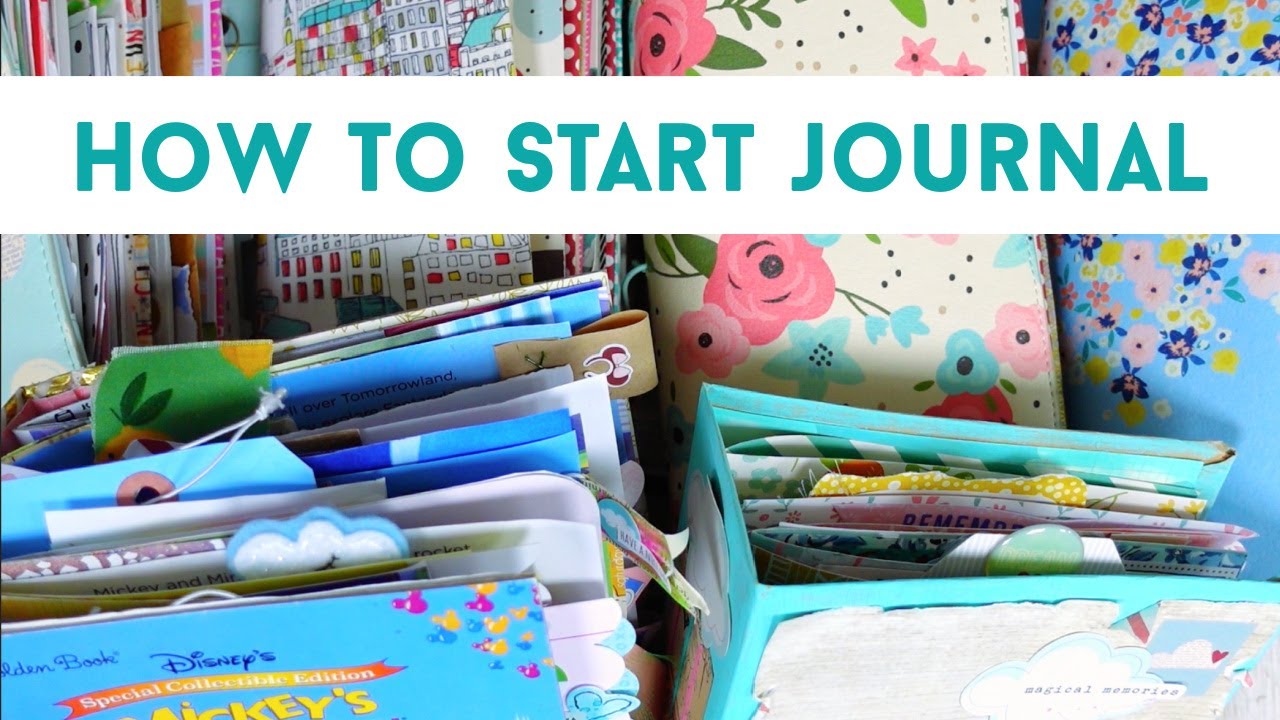 HOW TO START A JOURNAL | DIY Easy Journal | Part 2 - YouTube