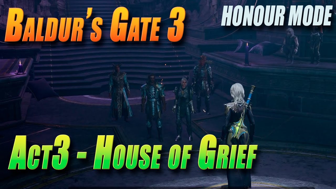 Act 3 - House of Grief | Honour Mode | Baldur's Gate 3 - YouTube