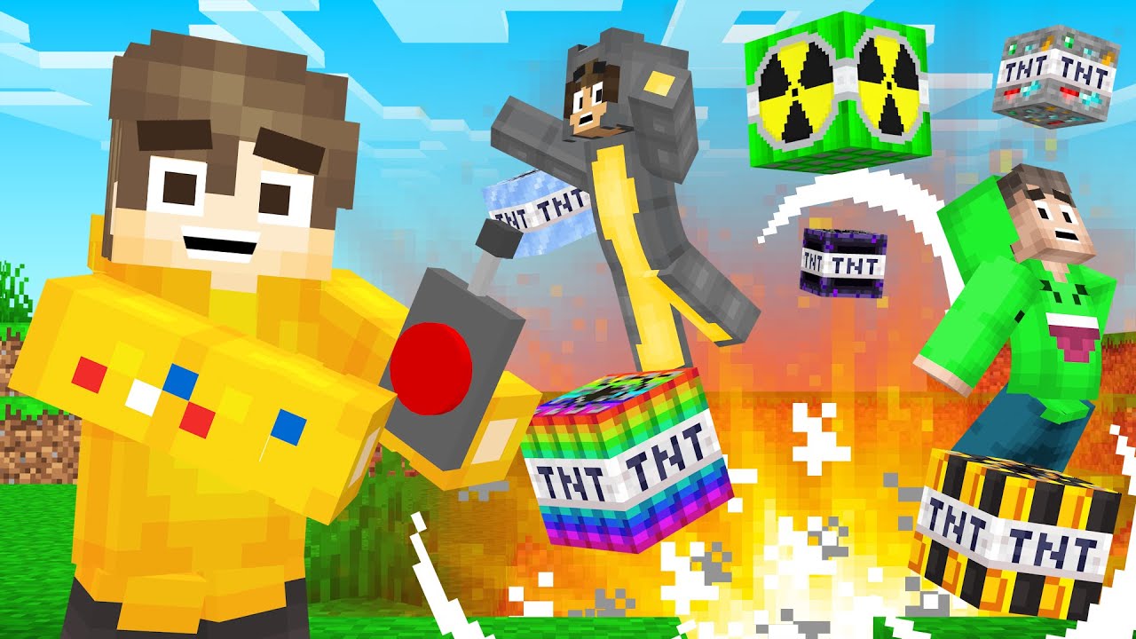Using MODDED TNT To BLOW My FRIENDS UP! (Minecraft) - YouTube