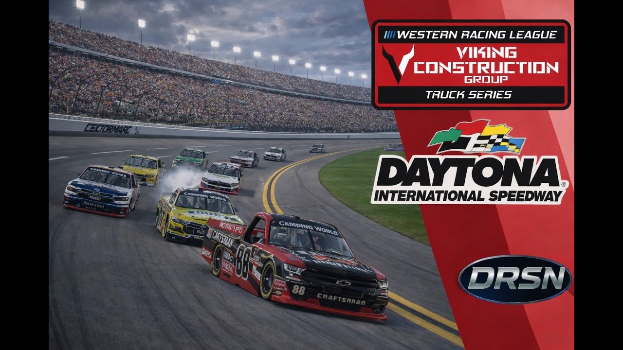 Western Racing League Truck Series - Season Opener - Daytona - YouTube