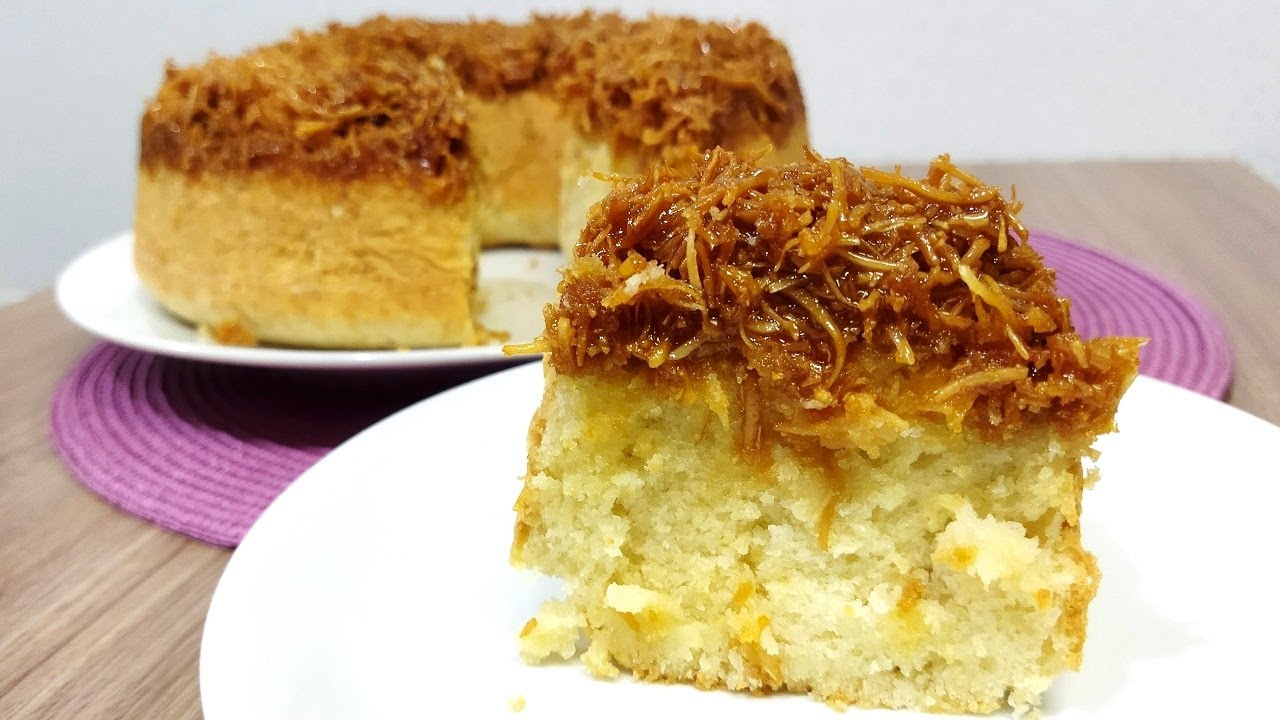 BOLO DE COCO QUEIMADO - 2 EM 1 JÁ SAI COM COBERTURA - SUPER FOFINHO E ...