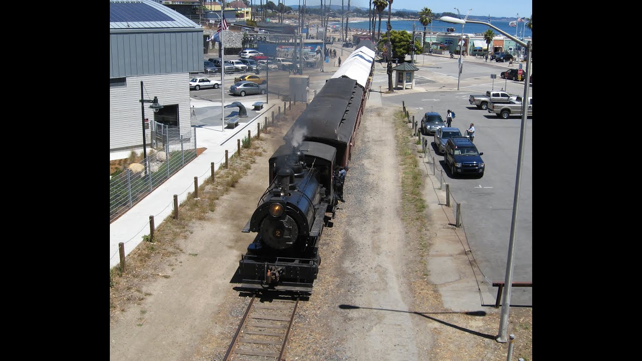 Roaring Camp RR#87 Chiggen Returns Steam to Santa Cruz Part 2 - YouTube