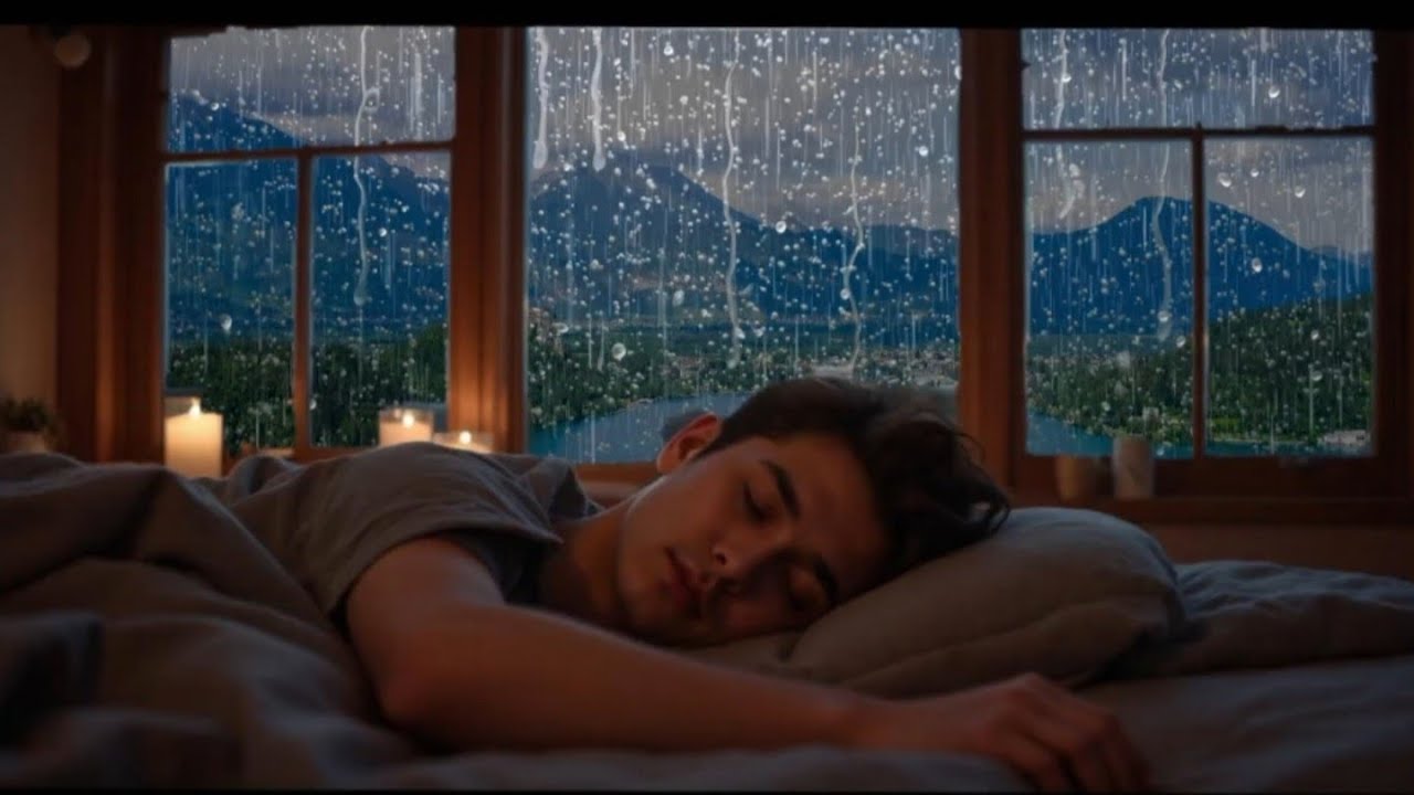 SLEEP DEEP Heavy Rain and Thunderstorm Sounds For Sleeping, Rain Sounds ...