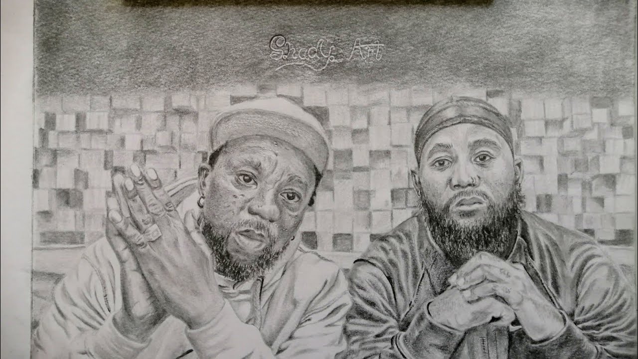Cassper Nyovest & Zola Pencil Drawing - YouTube