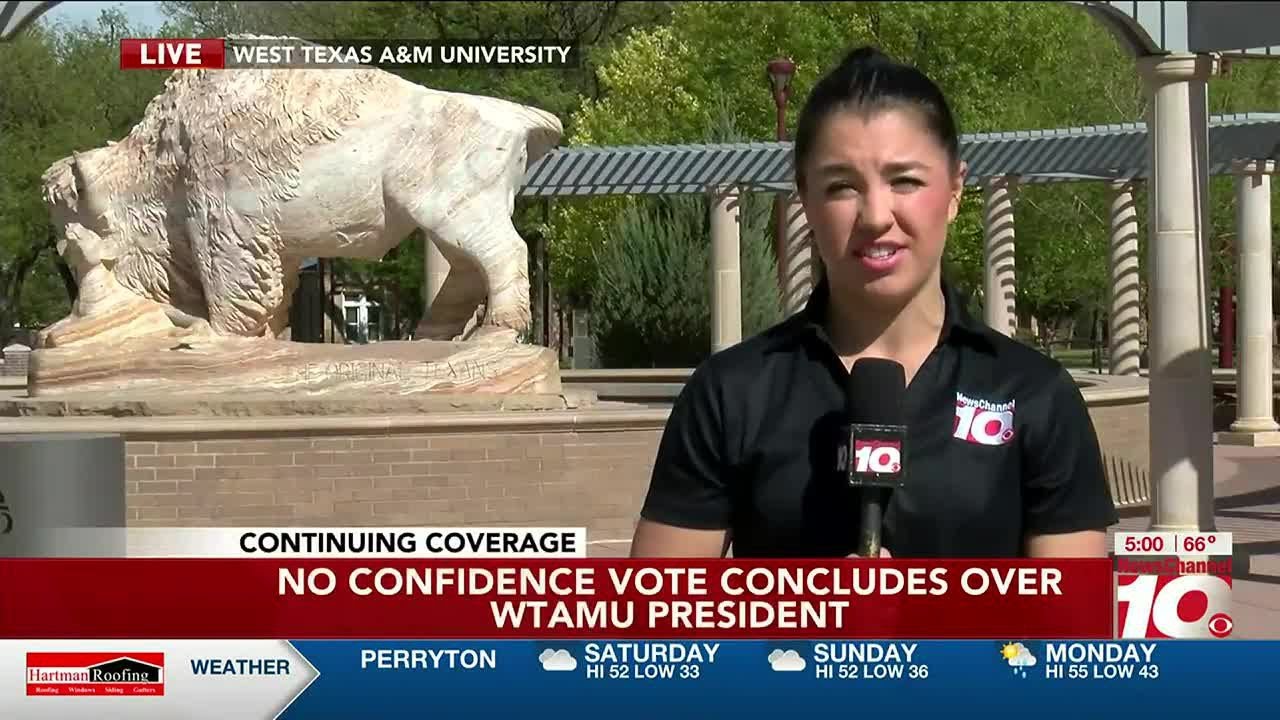 VIDEO: Live at 5, No confidence vote concludes over WTAMU President ...