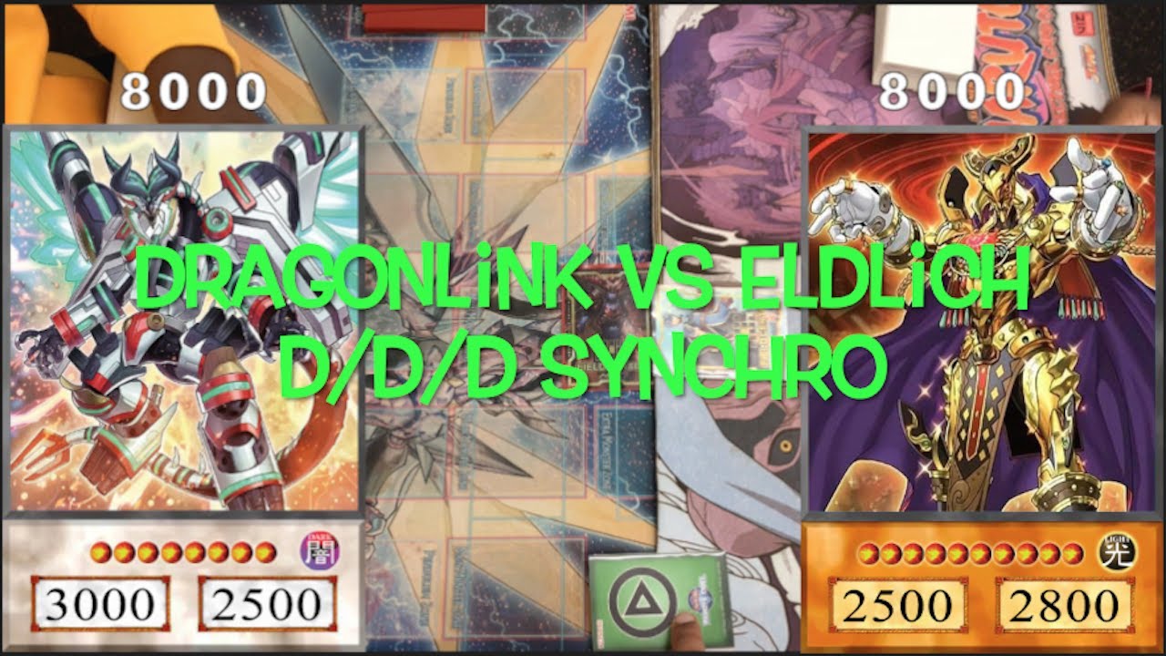 Yu-Gi-Oh! Live Duels: Dragon Link + Dragoon vs. Eldlich DDD Synchro ...