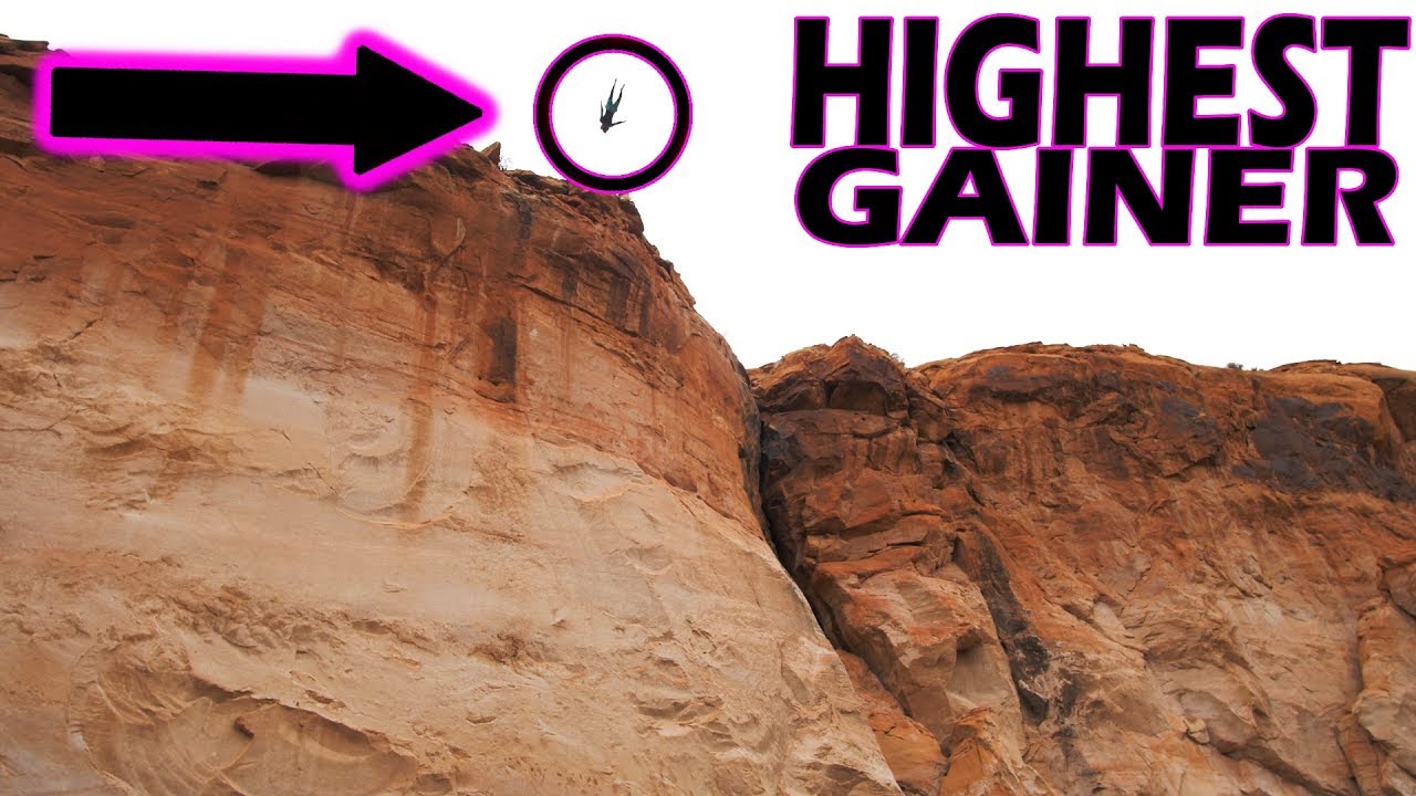 MY HIGHEST GAINER EVER! Huge Cliff Jumps Only Accessible by Boat! - YouTube