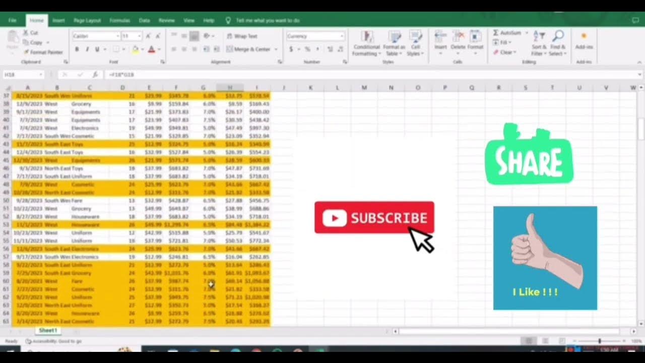 MS Excel - Conditional Formatting Part 1 - YouTube