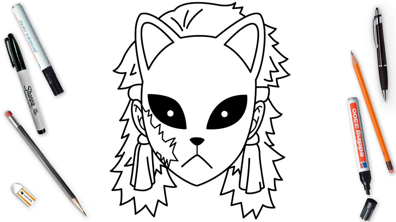 How To Draw Sabito Easy Step By Step | Demon Slayer Anime Drawing ...