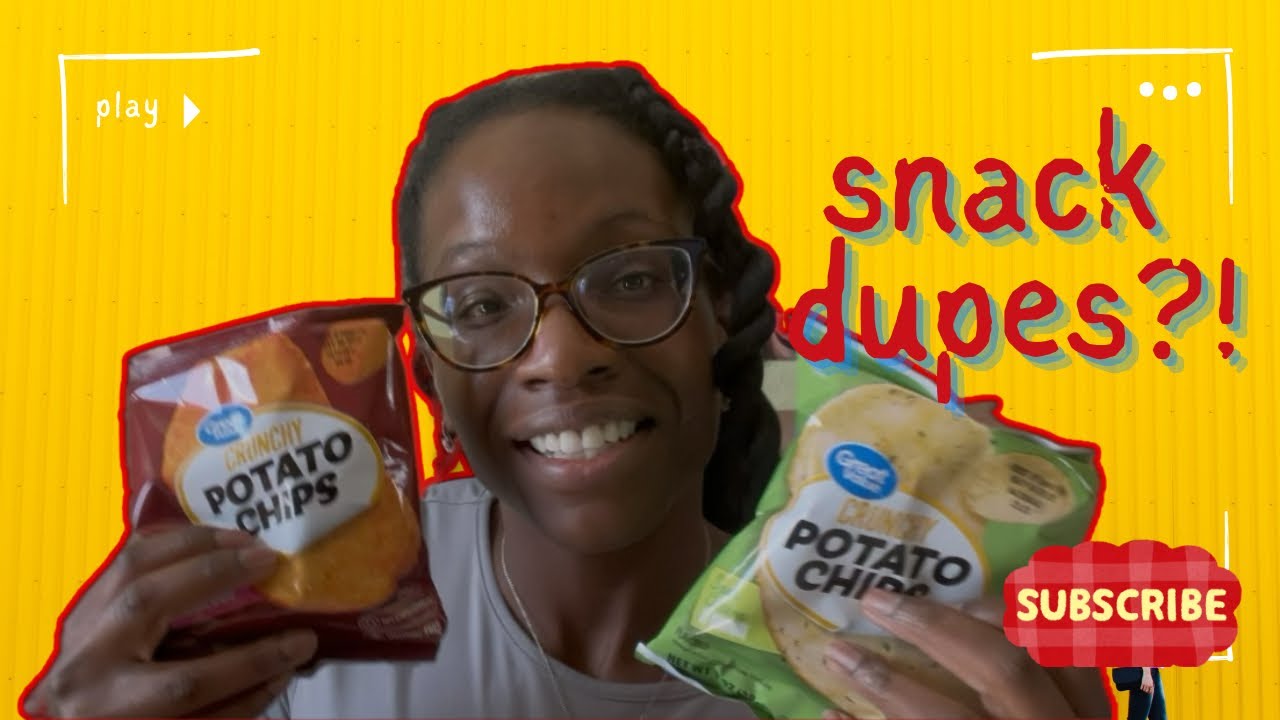 snack dupes?!| trying Walmart’s GREAT VALUE chips| #rashelreally - YouTube