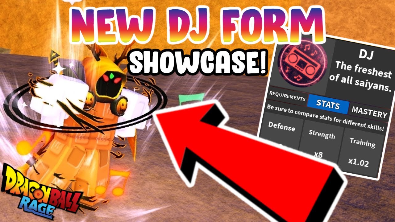 NEW DJ Form SHOWCASE! | Dragon Ball Rage UPDATE - YouTube