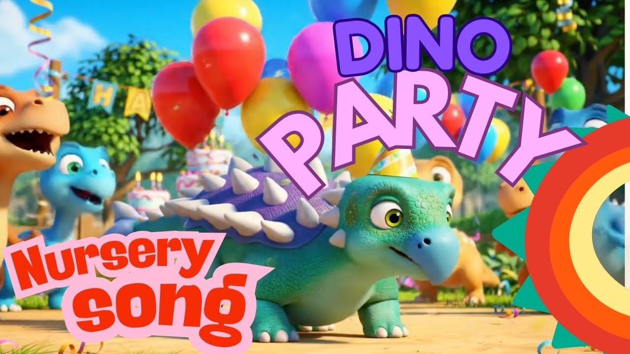 Dino Dance Party | Fun 3D Animated Dinosaur Song for Kids - YouTube
