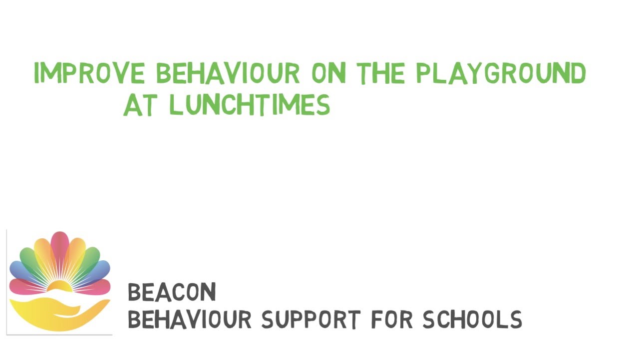 How to improve playground behaviour at lunchtimes - YouTube