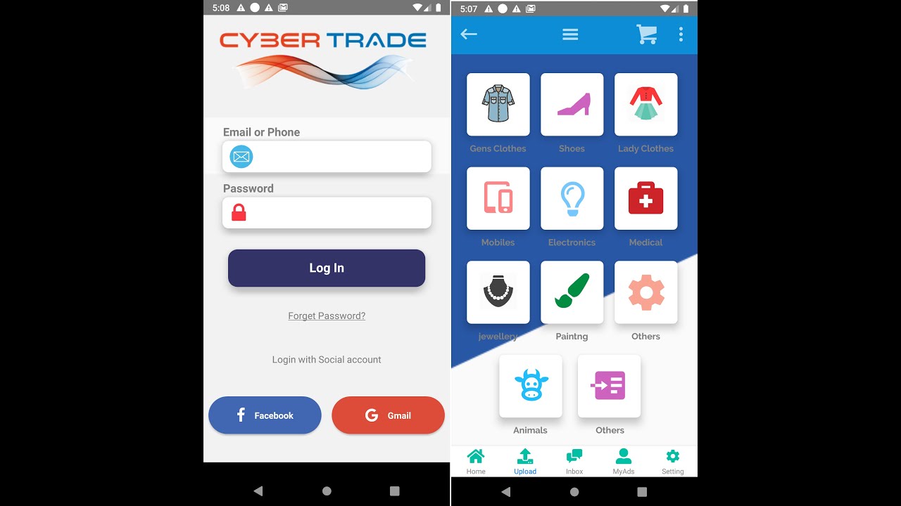 Shoping Application | React Native App | V3 Solution - YouTube