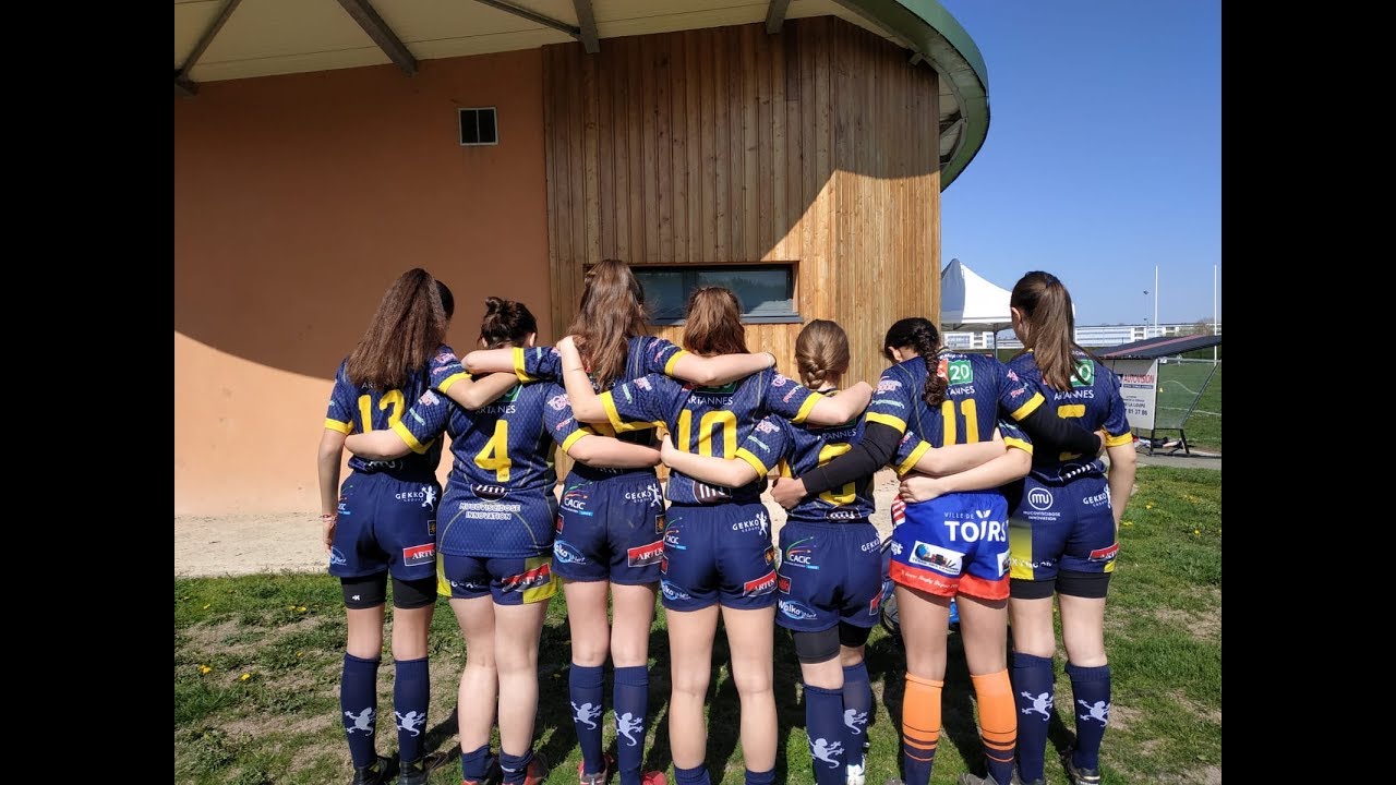 USJ - U15F Orange rugby challenge 2019 - YouTube