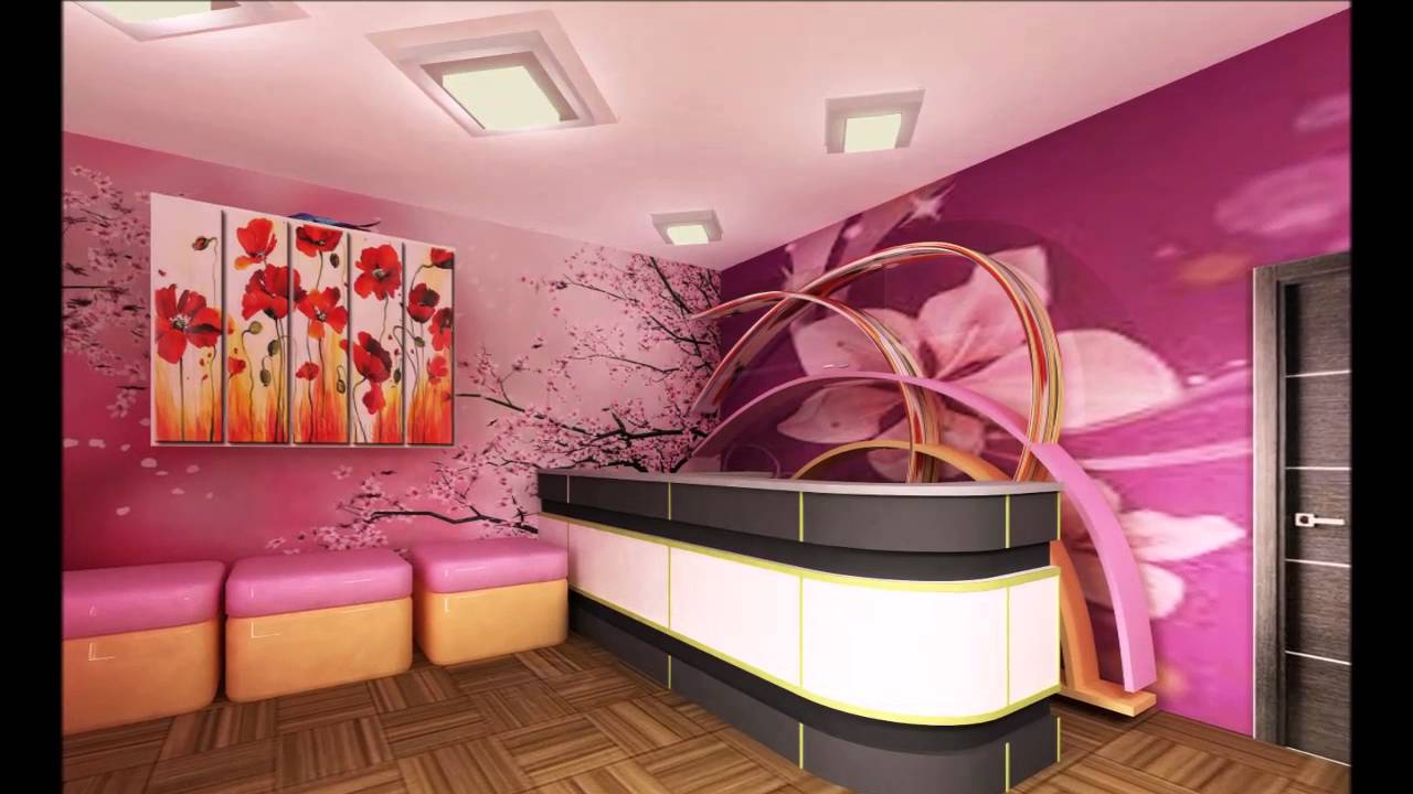 Salon 3d design - YouTube