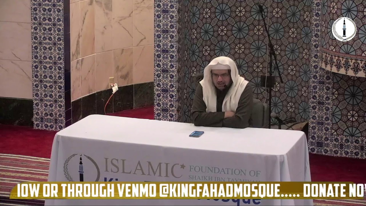 Q&A by Shaikh Ahson Syed Live from King Fahad Mosque 12/06/2020 - YouTube