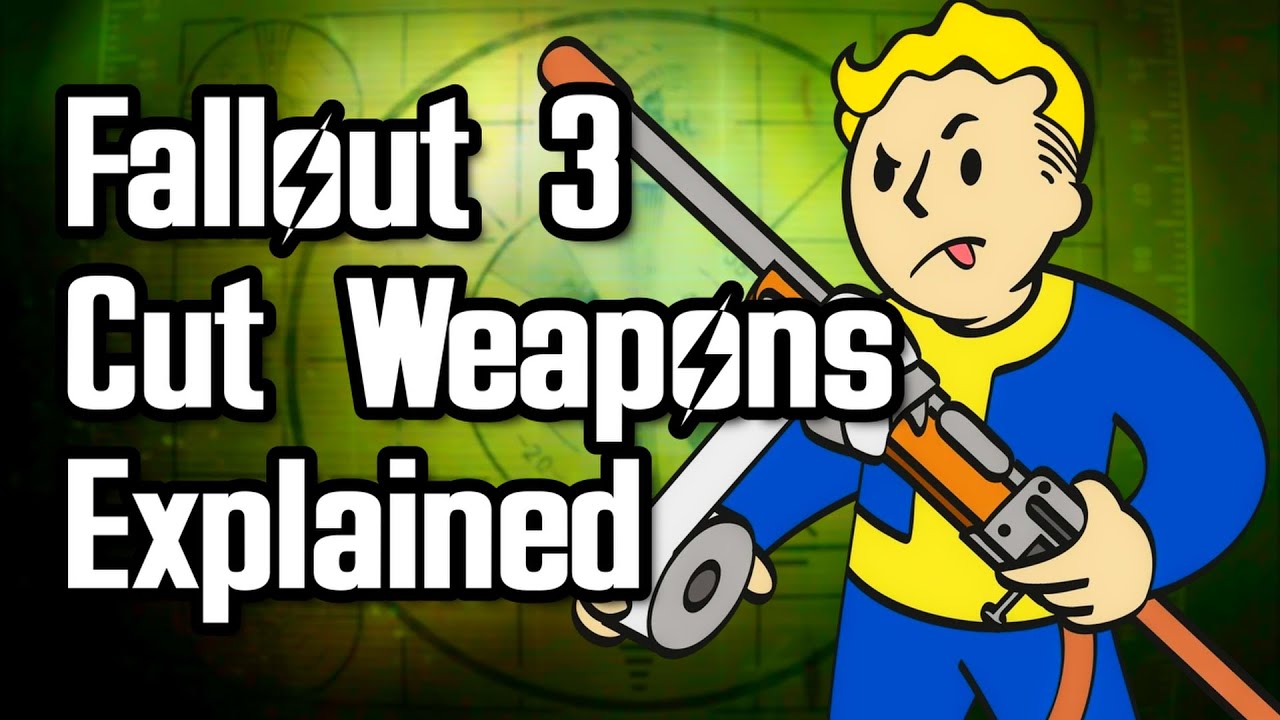 Every Fallout 3 Cut Weapon Explained - YouTube