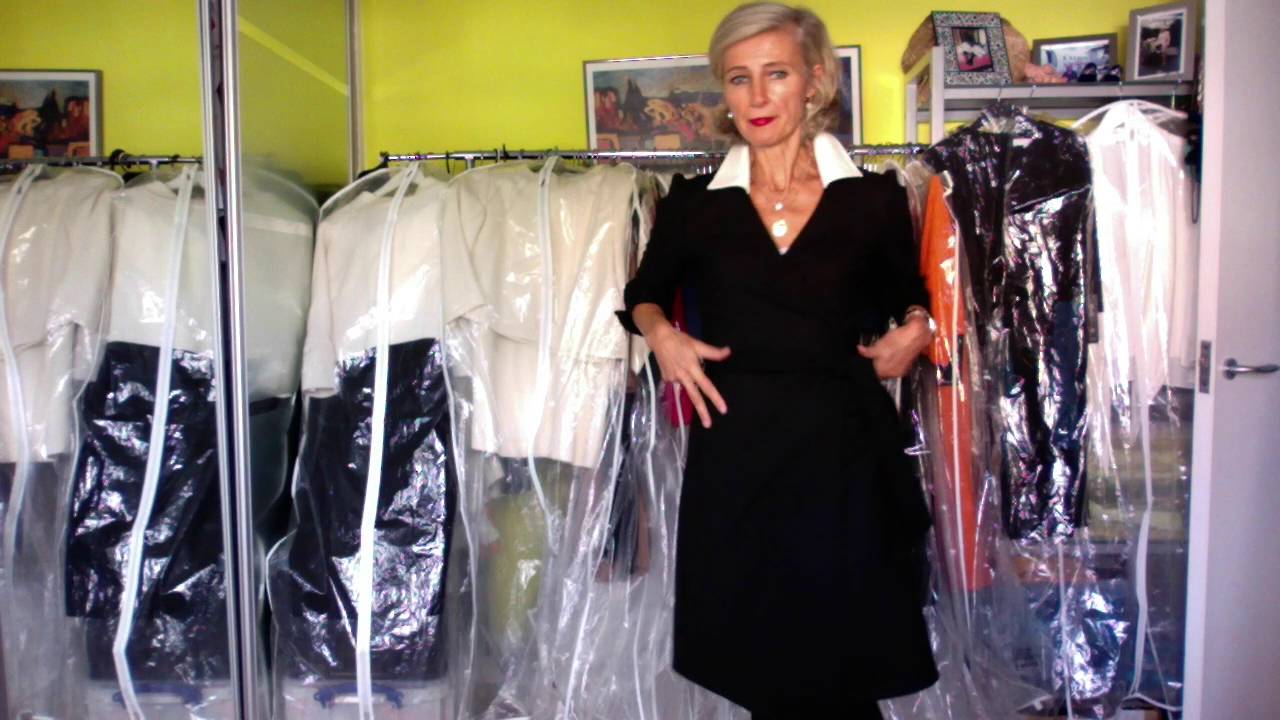 How to do Parisian style with the Iva wrap dress! - YouTube