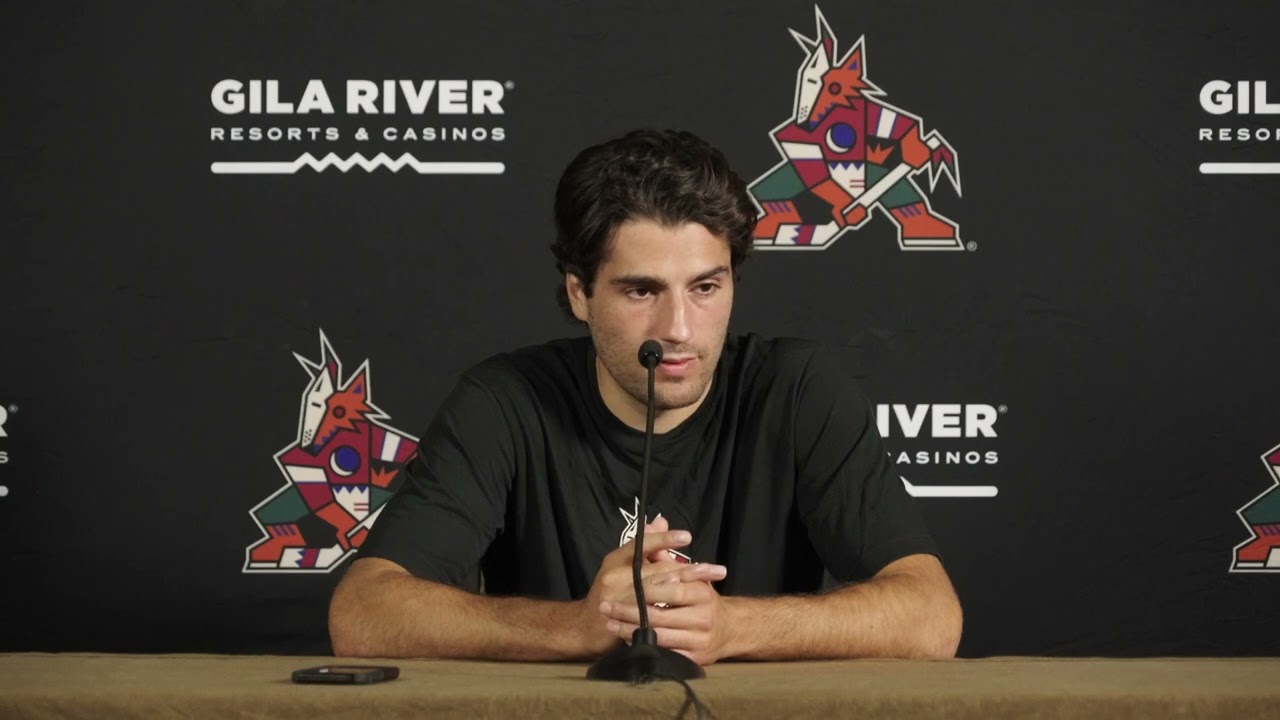 Nick Schmaltz at Media Day 2022 | Arizona Coyotes - YouTube