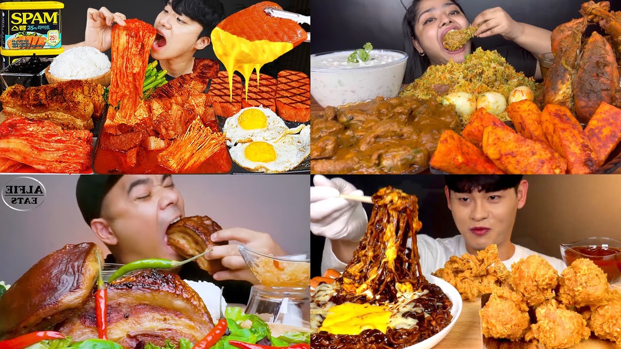 HOMEMADE FOODS MUKBANG COMPLITION😋 - YouTube