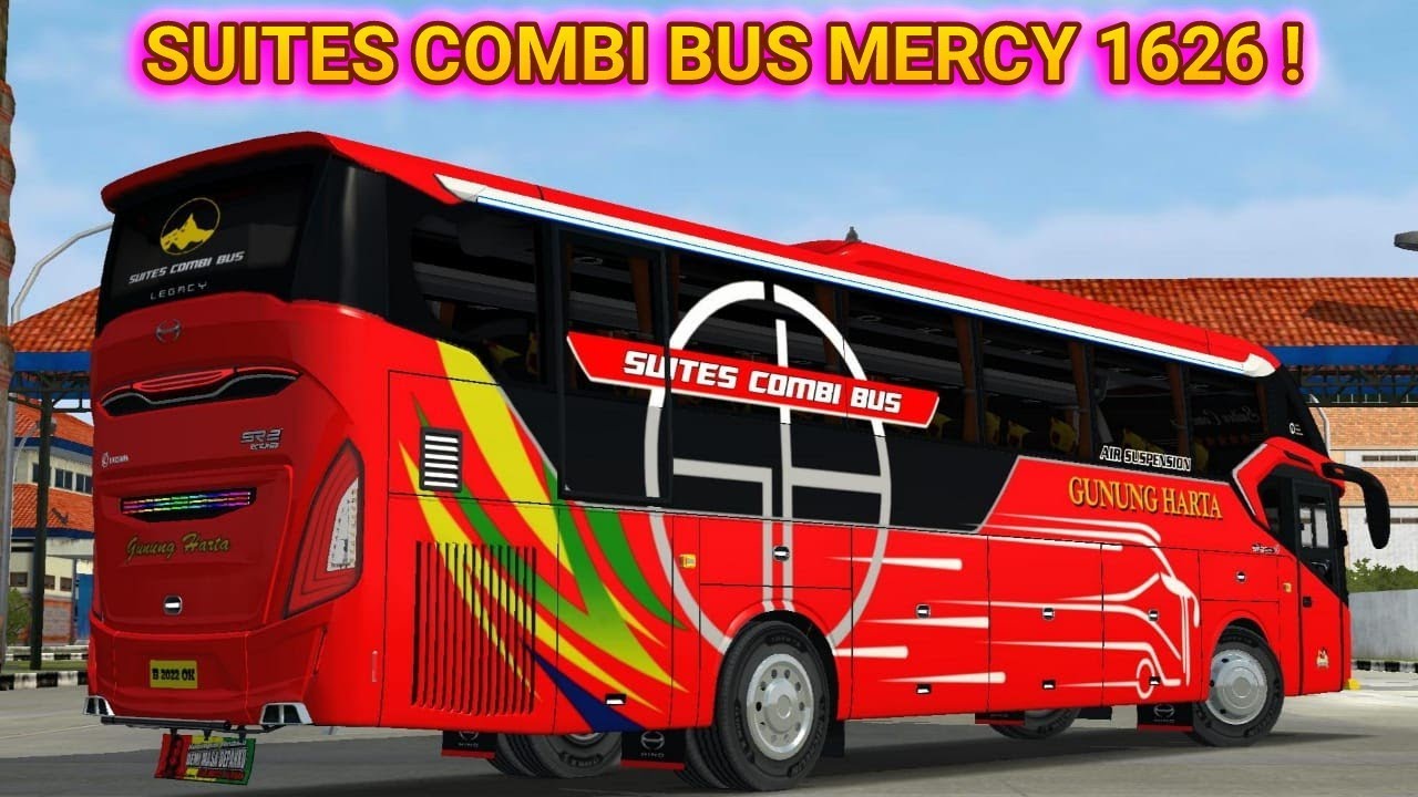 MOD BUSSID GUNUNG HARTA SR 2 SUITES COMBI BUS Mercedes-Benz OH 1626 ...