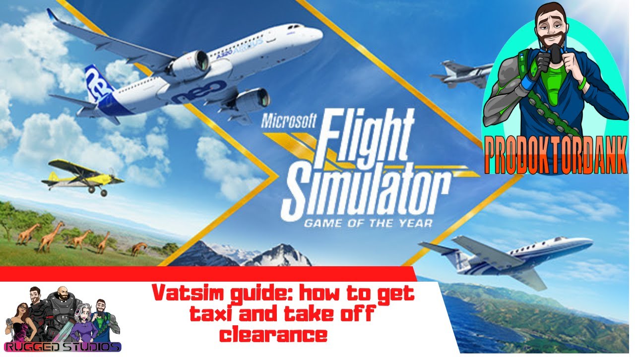 BEGINNERS GUIDE TO VATSIM EP 2 taxi/takeoff - YouTube