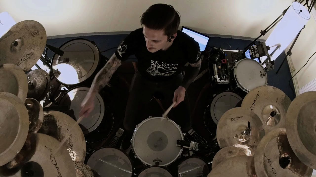 David Diepold recording drums for new Demonstealer song - YouTube