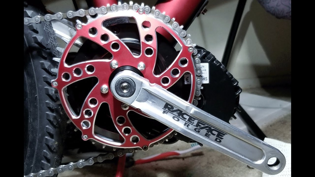 Race Face Forged Crank Arm Custom For My BBSHD - YouTube