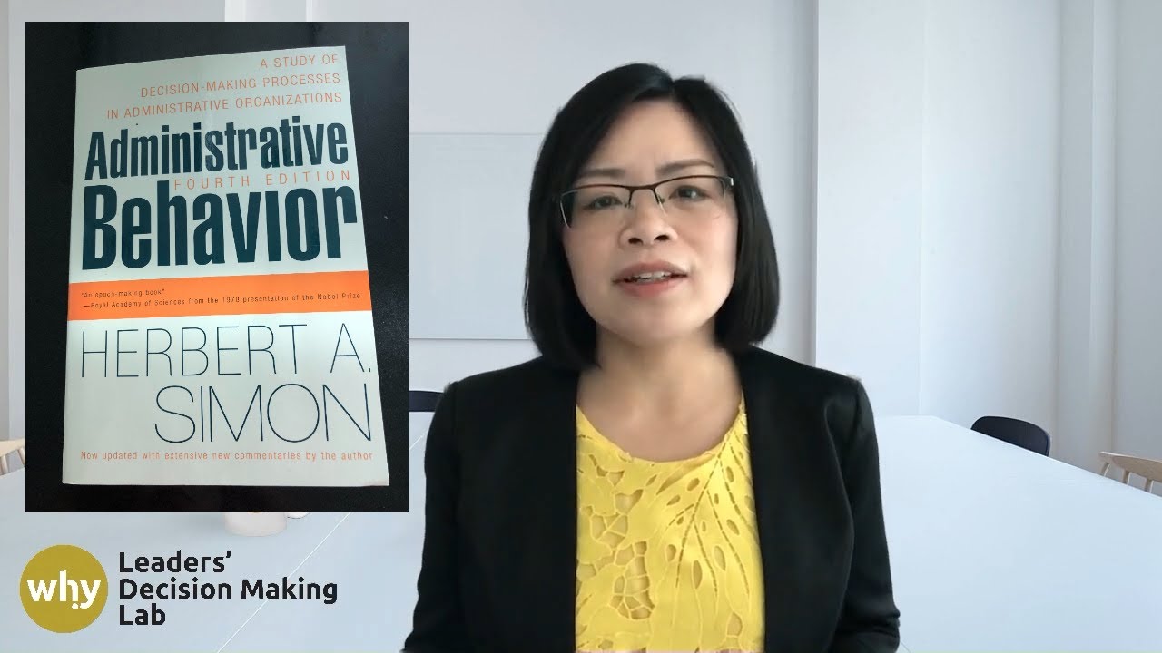 Herbert Simon's Administrative Behavior: Introduction - YouTube