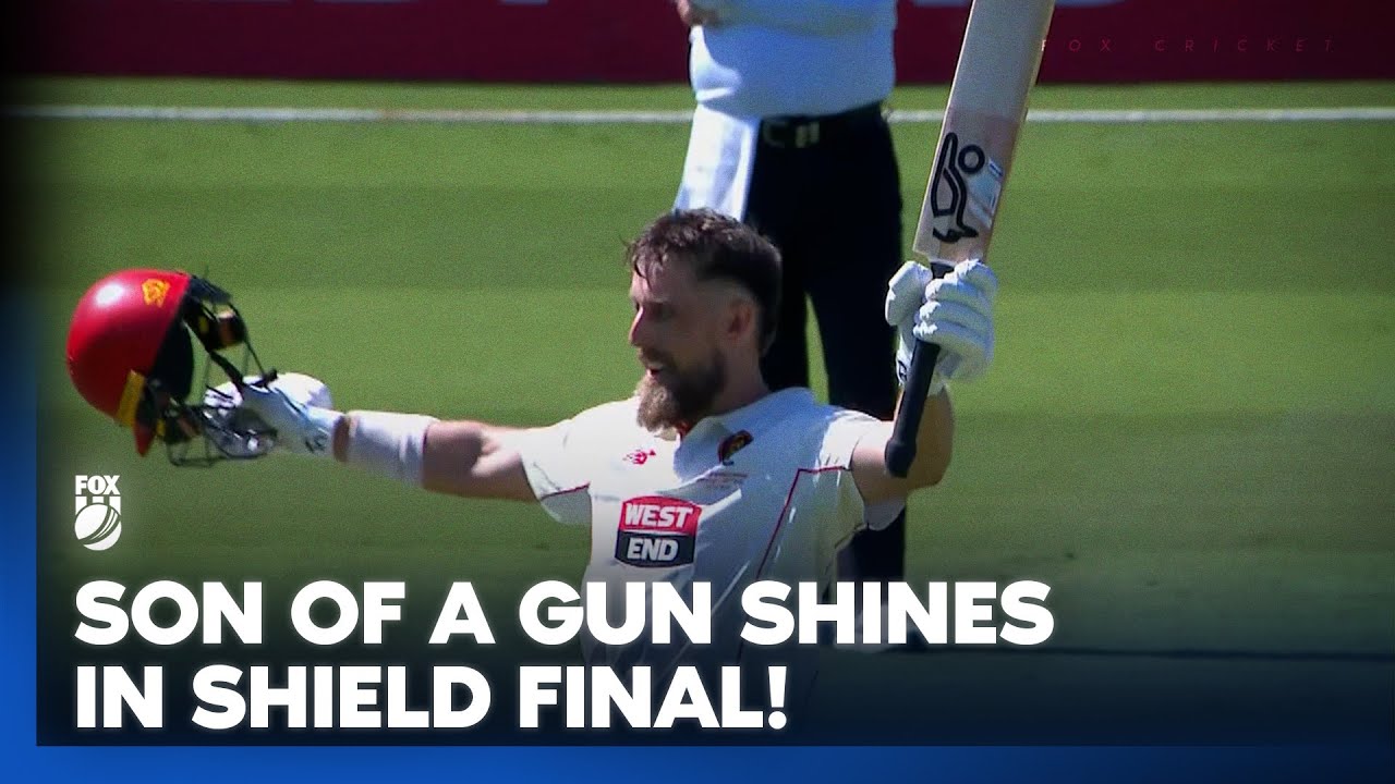Aussie legend's son stars in Sheffield Shield Final I Every boundary in Jake Lehmann's Century 🏏 ...